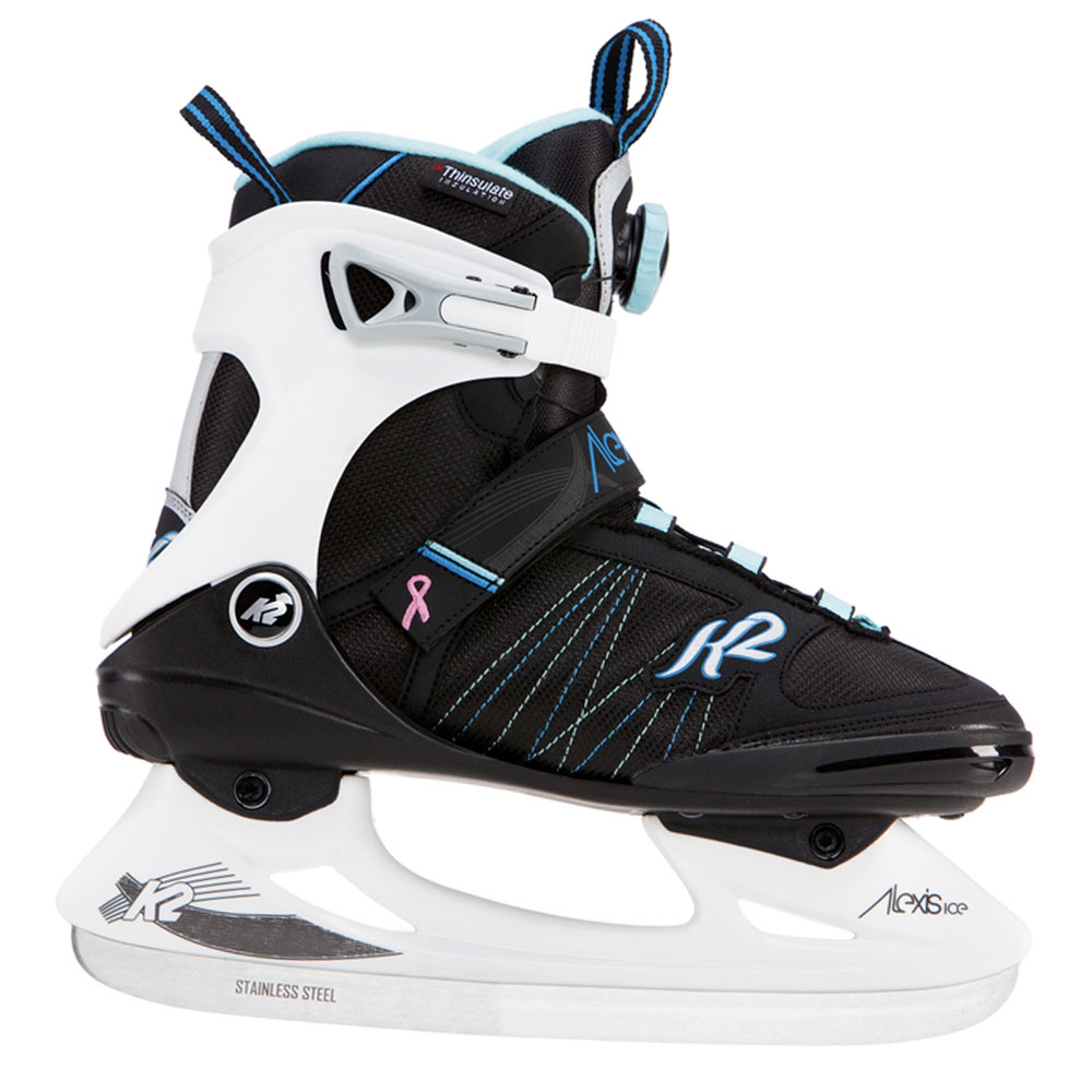 K2 Alexis Ice Boa Damen-Schlittschuhe Black-Turquoise | Fun-Sport-Vision