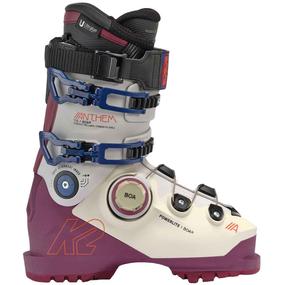 K2 Anthem 115 BOA Burgundy/Beige | Fun Sport Vision