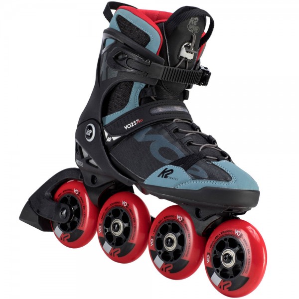 K2 VO2 S 90 Pro Inline Skates Black Red | Fun-Sport-Vision