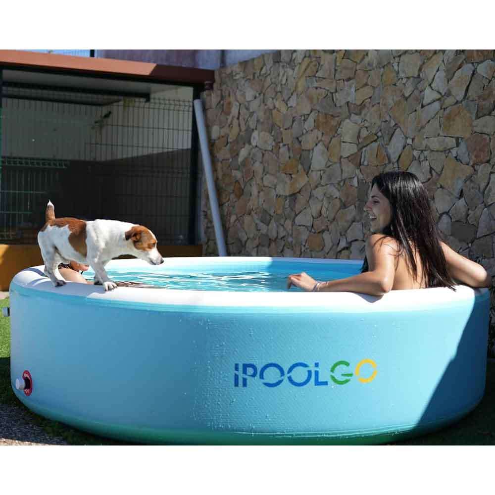 IPOOLGO Drop Stitch Inflatable Pool Blue | Fun Sport Vision