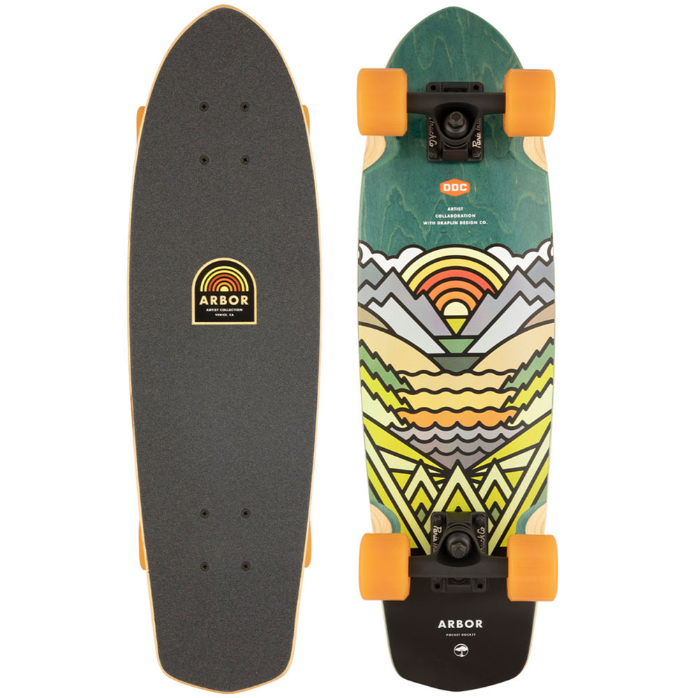 Arbor Cruiser Complete Pocket Rocket Artist | Fun Sport Vision