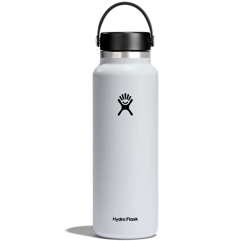 Hydro Flask 40 OZ Wide Mouth Flex Cap 2 White | Fun Sport Vision