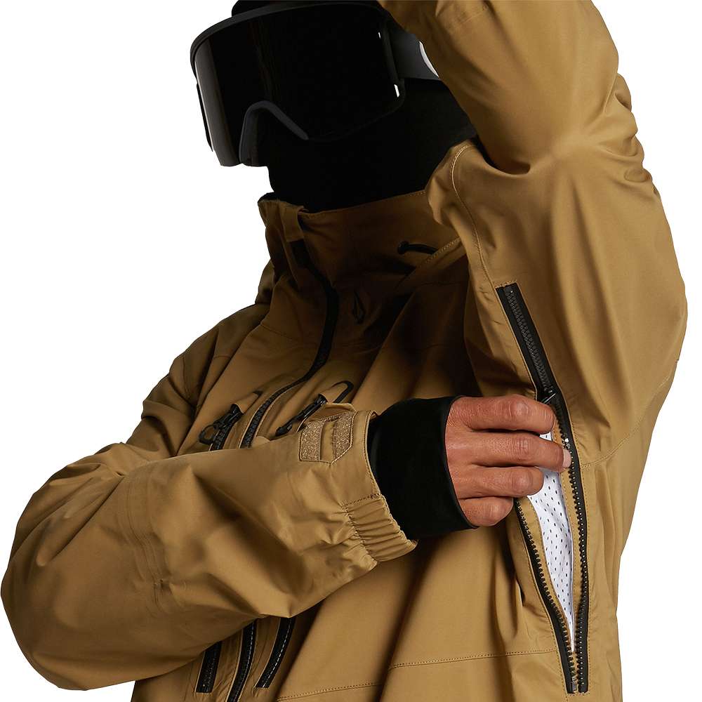 Volcom Guch Stretch Gore-Tex Jacket Burnt Khaki | Fun-Sport-Vision