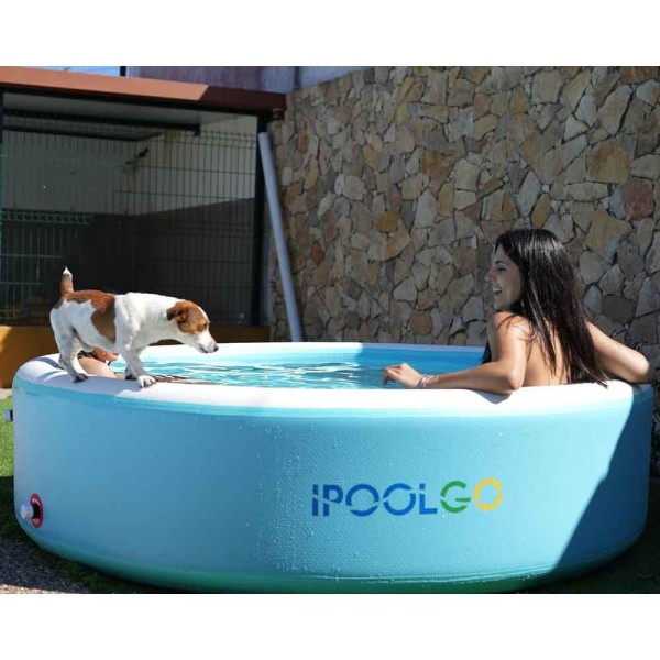 IPOOLGO Drop Stitch Inflatable Pool Blue | Fun Sport Vision