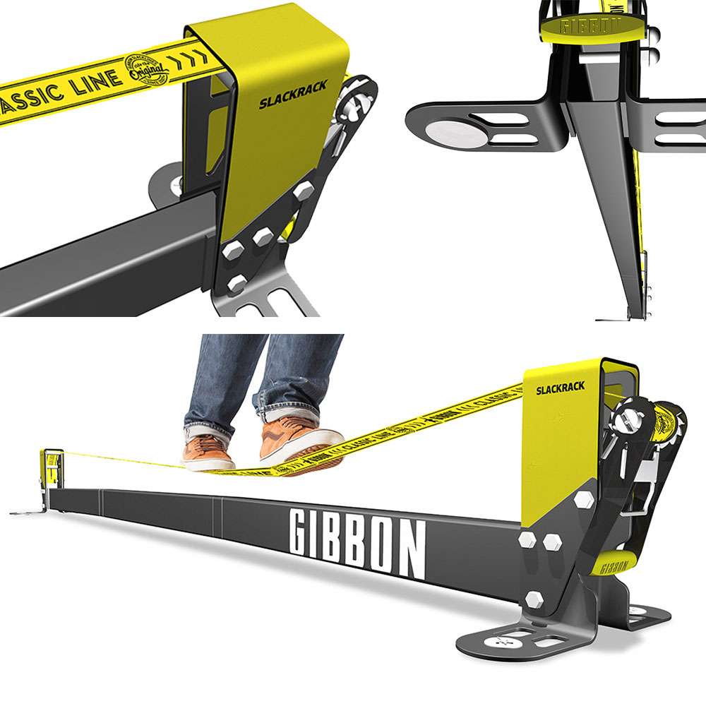 Gibbon Slackrack Classic Black | Fun Sport Vision
